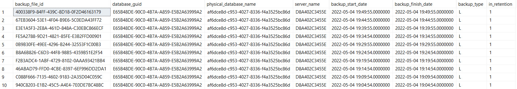 Azure Sql Database Backup History Sqlworldwide 7422